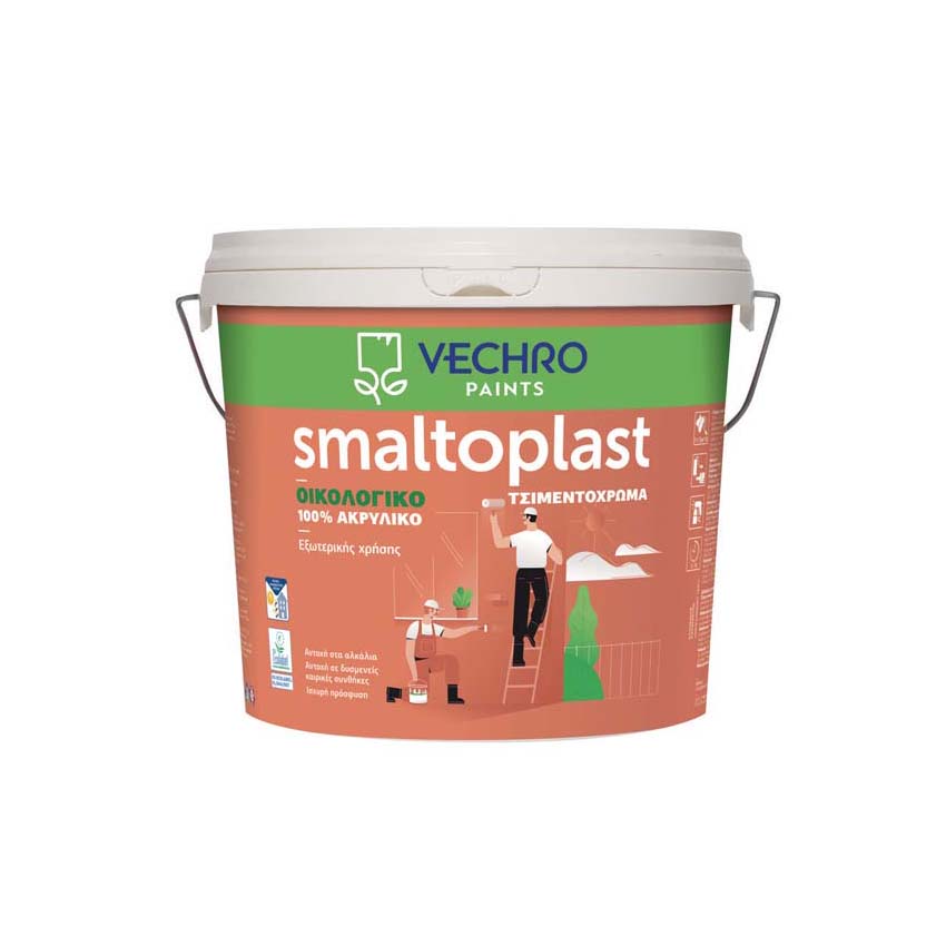ΤΣΙΜΕΝΤΟΧΡΩΜΑ SMALTOPLAST 750ml ΚΕΡΑΜΙΔΙ – Μόνωση και Χρώμα – Χ ...