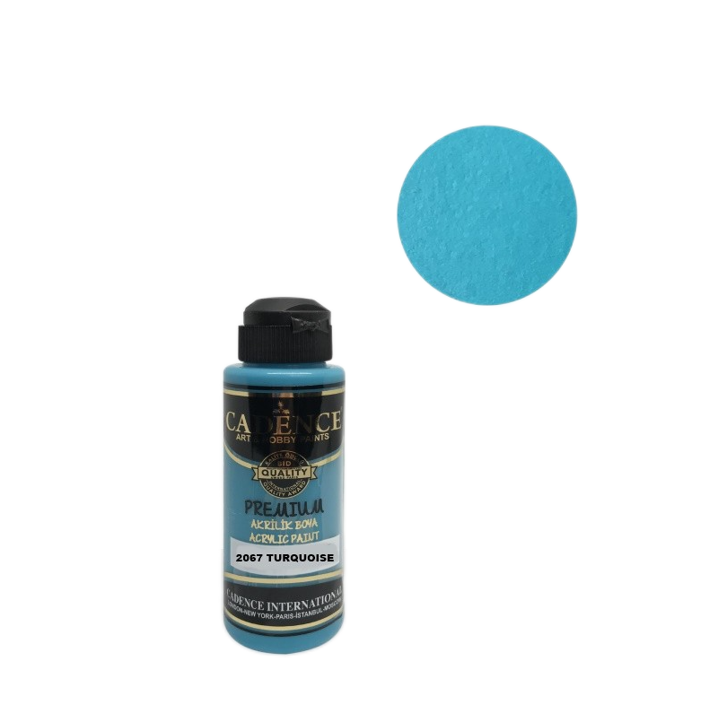 ΧΡΩΜΑ ΑΚΡΥΛΙΚΟ CADENCE 120ml TURQUOISE 2067 – Μόνωση και Χρώμα – Χ ...
